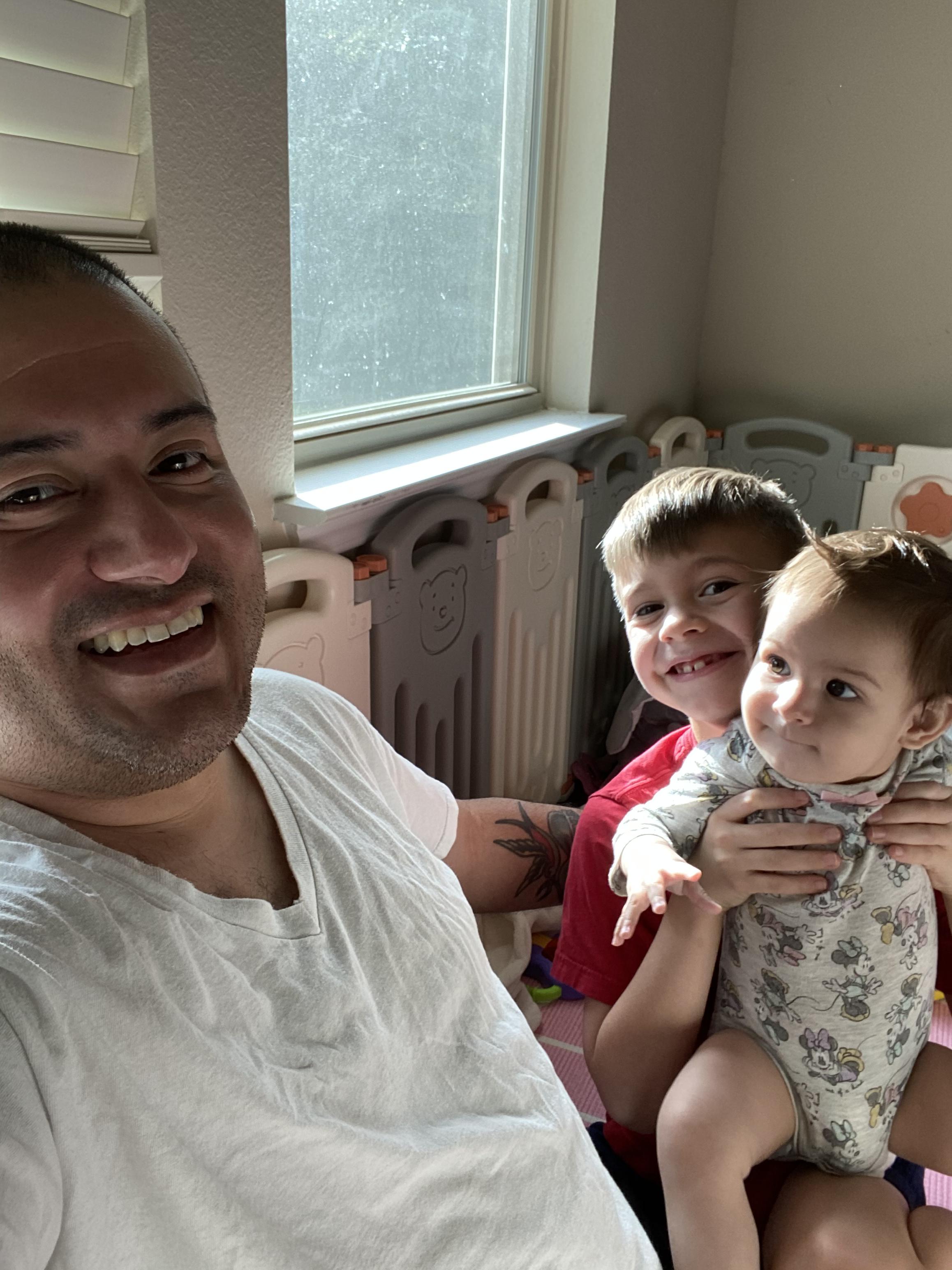 Taking selfies with my two youngest and she mired. Consider my heart melted. | Scrolller