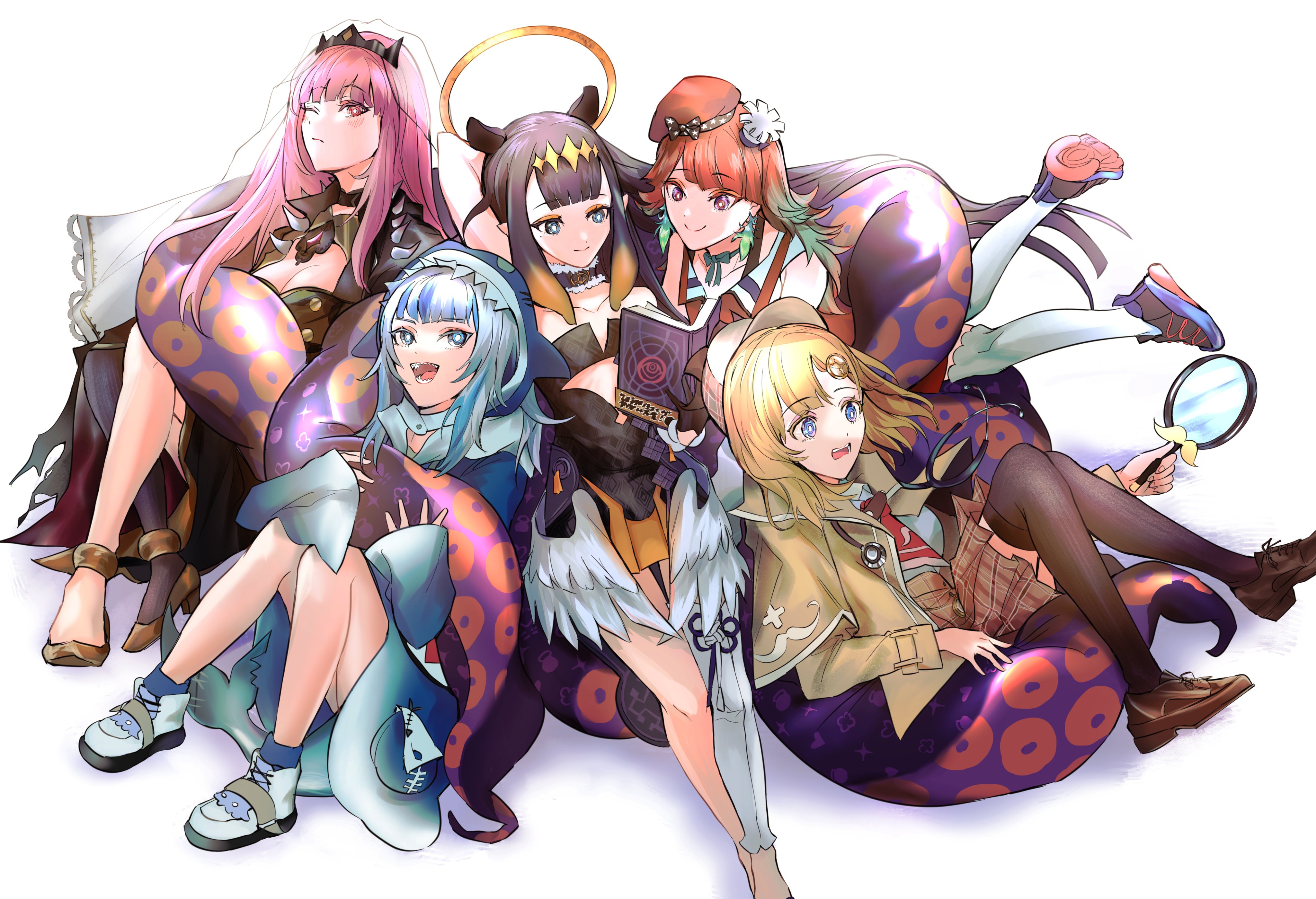 'Tako Hug' | HoloMyth together [art by: 府本モフ] | Scrolller