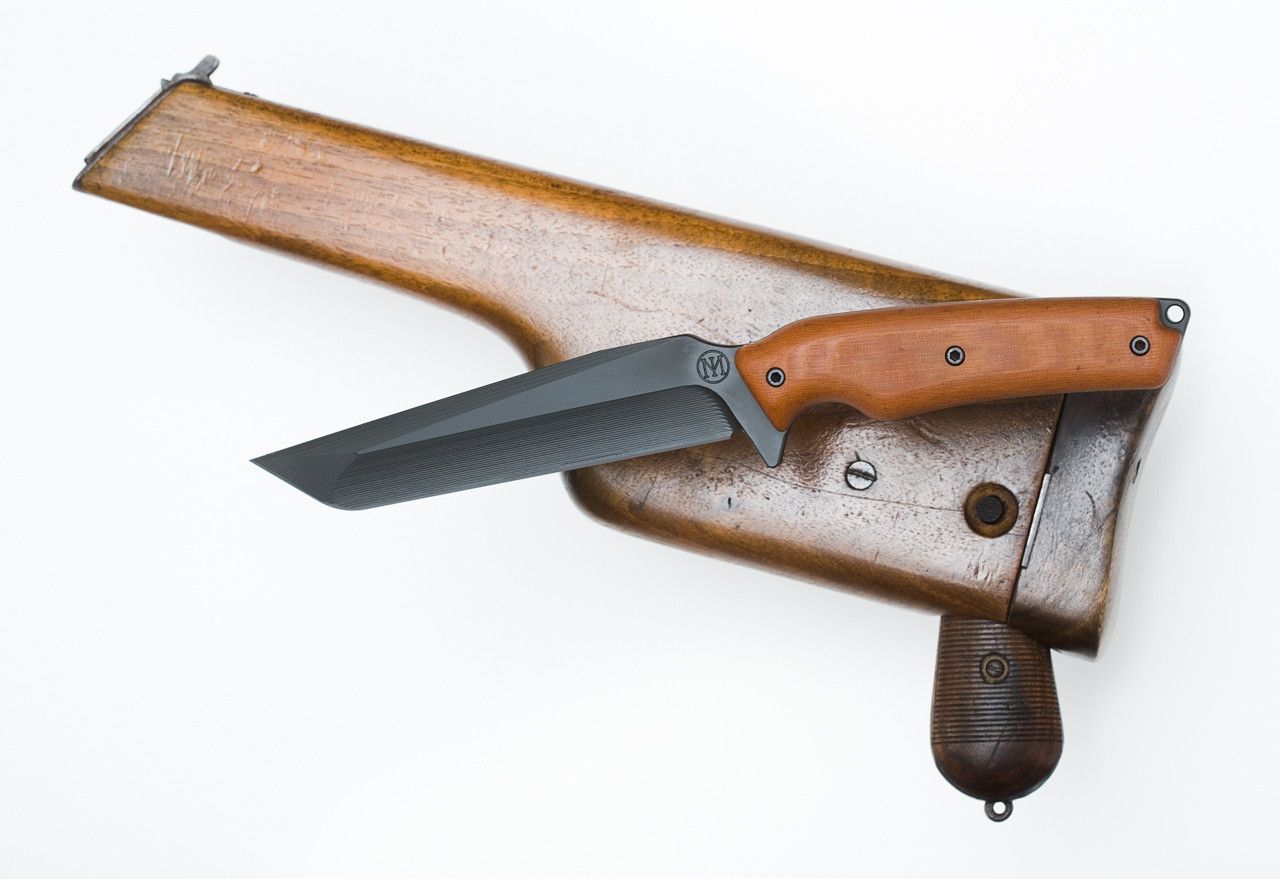 Tanto style fixed blade by McCann Industries [1280x879] | Scrolller