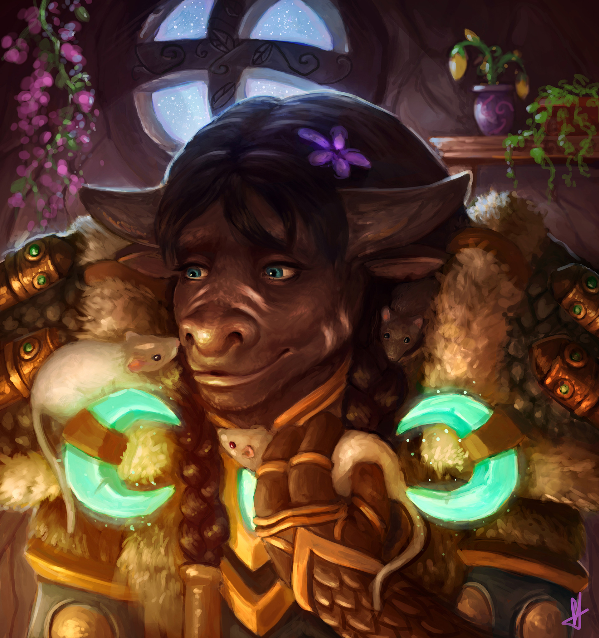 Tauren Druid by Sammy Hancock | Scrolller