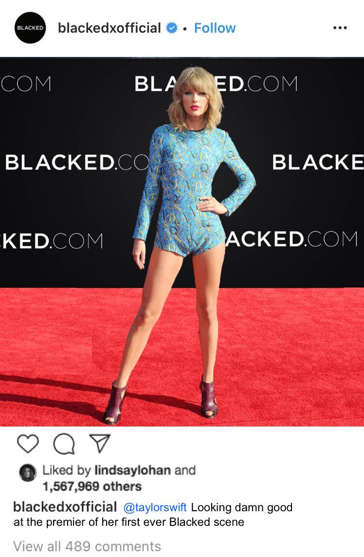 Taylor Swift Blacked Mainstream | Scrolller