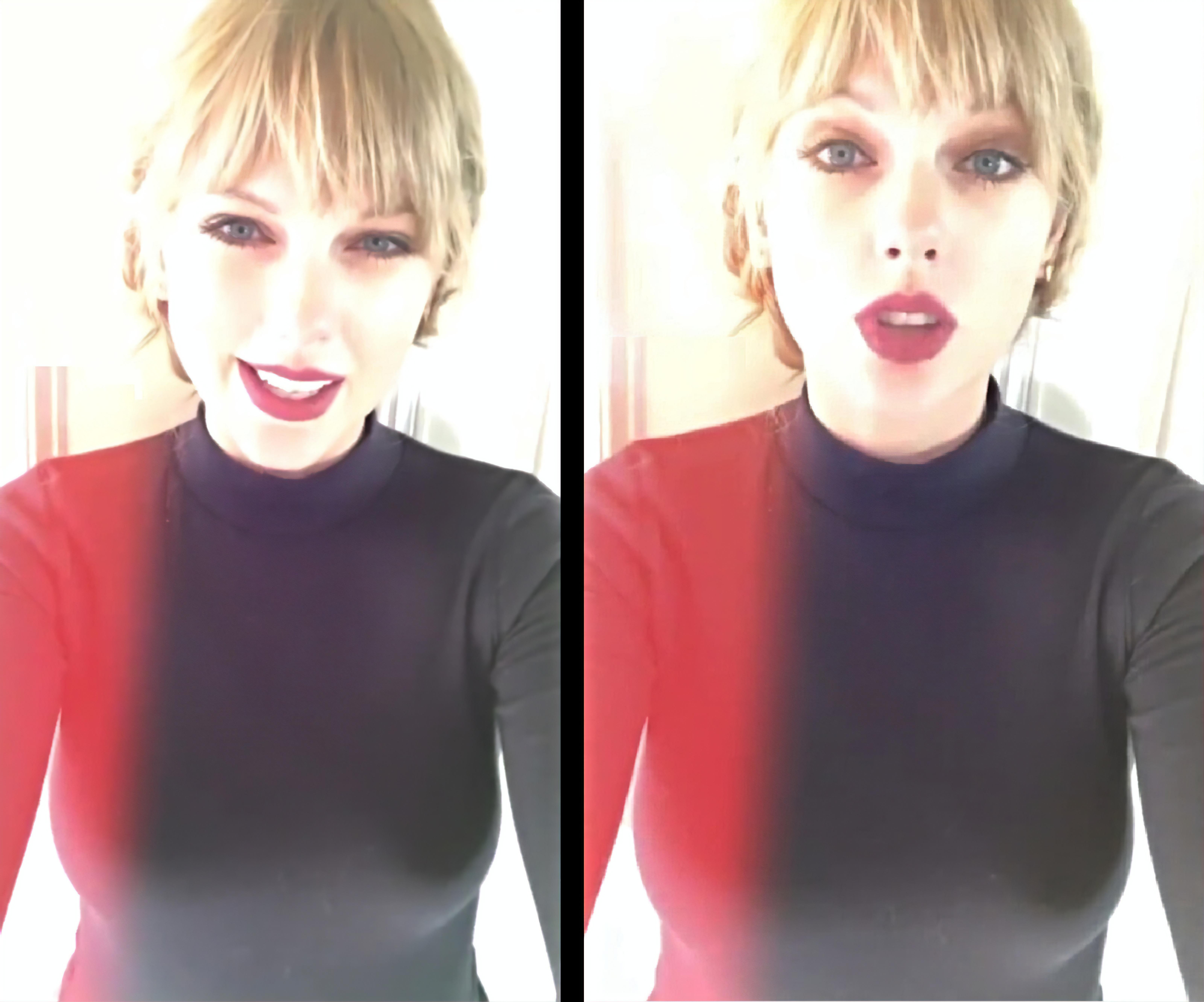 Taylor Swift's adorable face and boobs | Scrolller