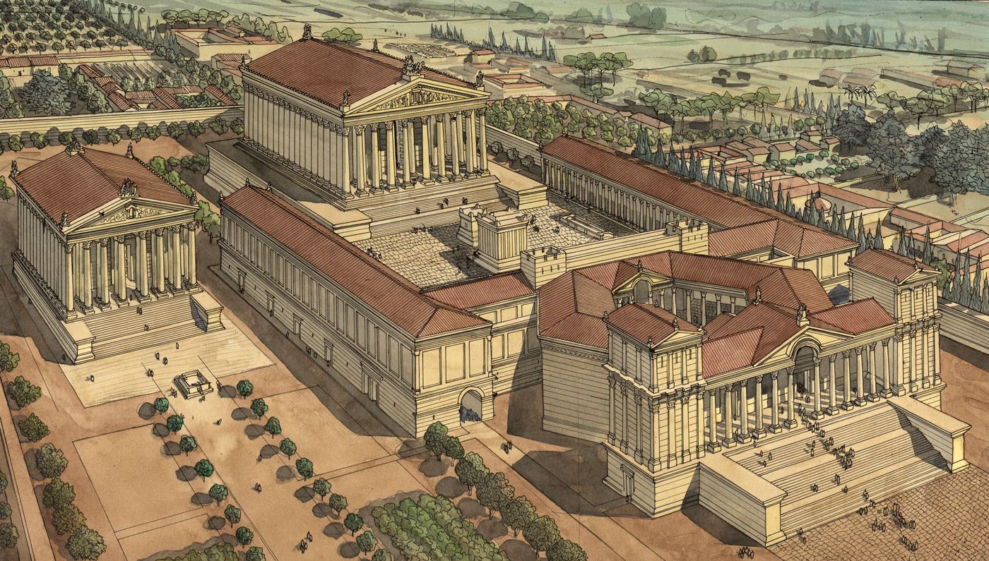 Temple of Jupiter/Zeus & Bacchus/Dionysus in Lebanon during Roman Empire (Glory Days) | Scrolller