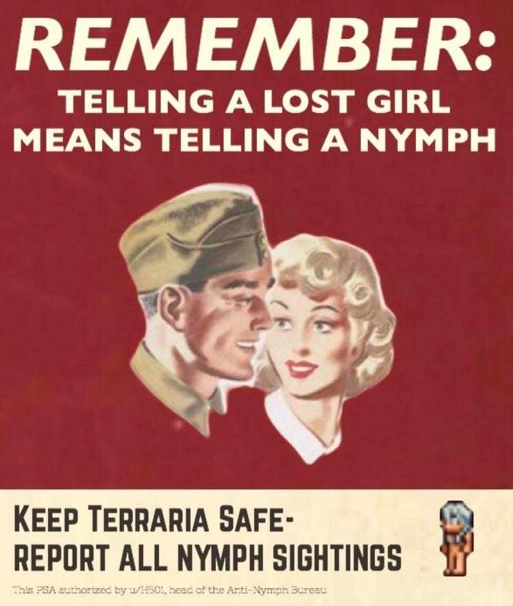 Terraria Propaganda Posters Part 5 | Scrolller