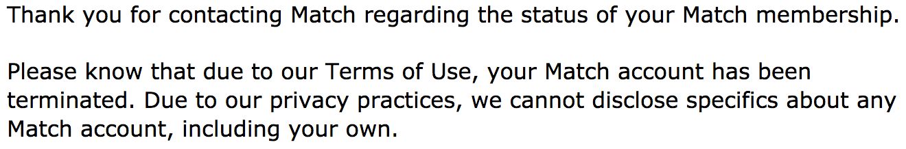 Thanks, Match, that explains everything! | Scrolller