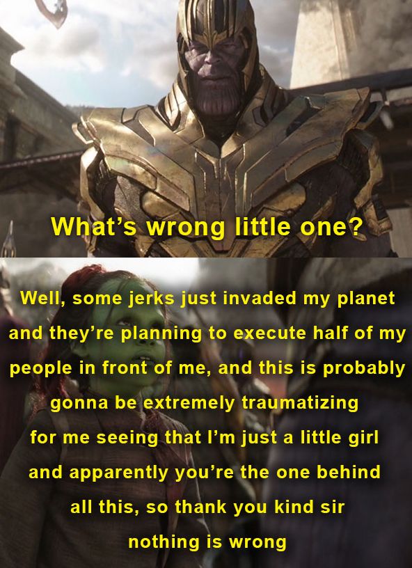 Thanos and the infinity IQ | Scrolller