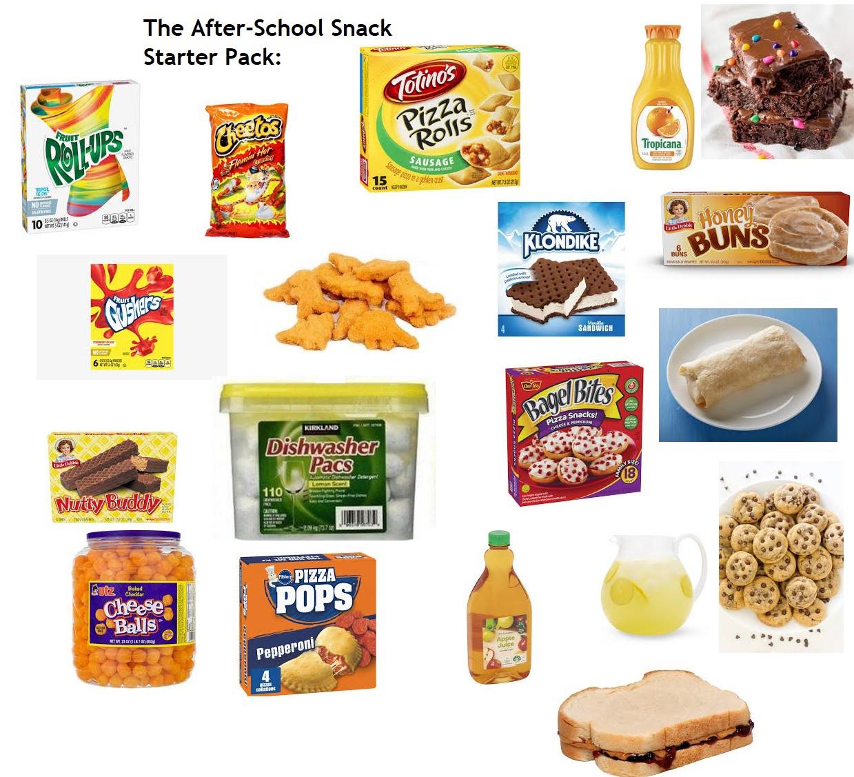 The After-School Snack Starter Pack: | Scrolller