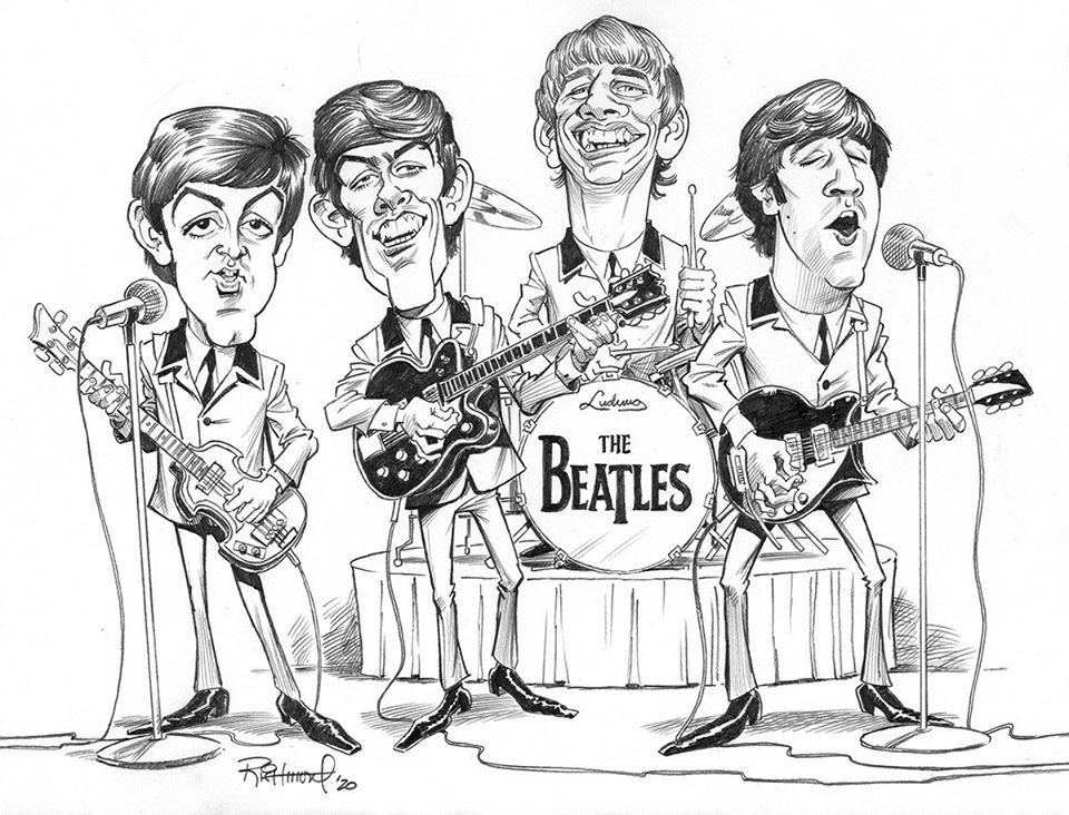 The Beatles by Tom Richmond | Scrolller