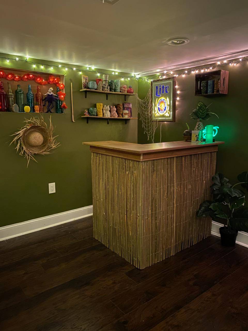 The beginnings of our home tiki bar | Scrolller