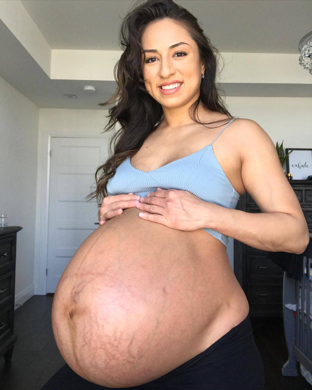 The best 38week TWIN bump pic!! | Scrolller