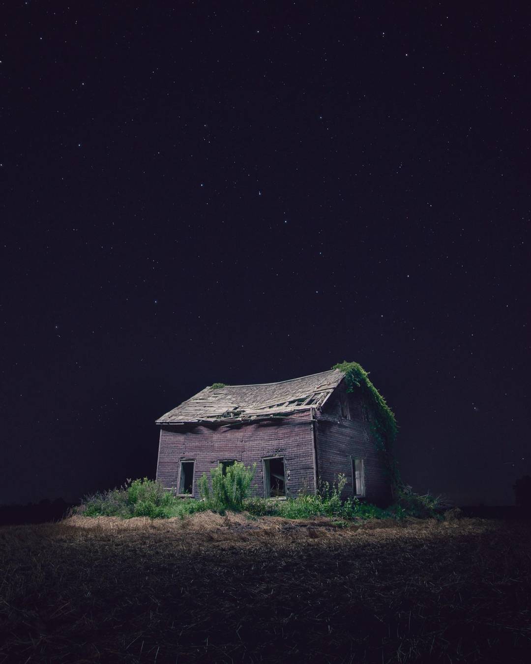 The Big Dipper and an old farmhouse [OC] [1600x2000] | Scrolller