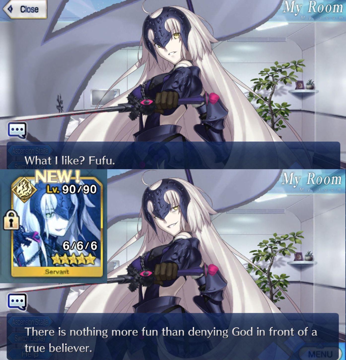 The current state of Jalter in my Chaldea. . . | Scrolller