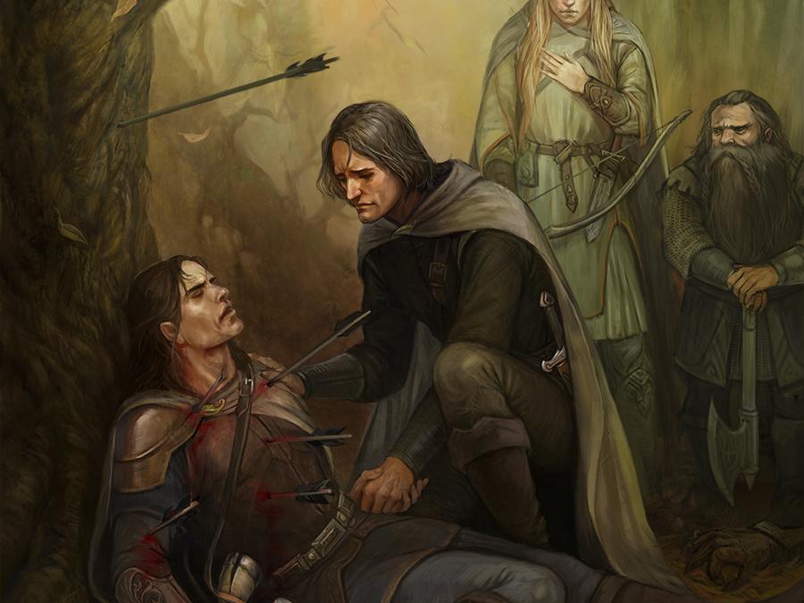 The Death of Boromir by Julia Alekseeva | Scrolller