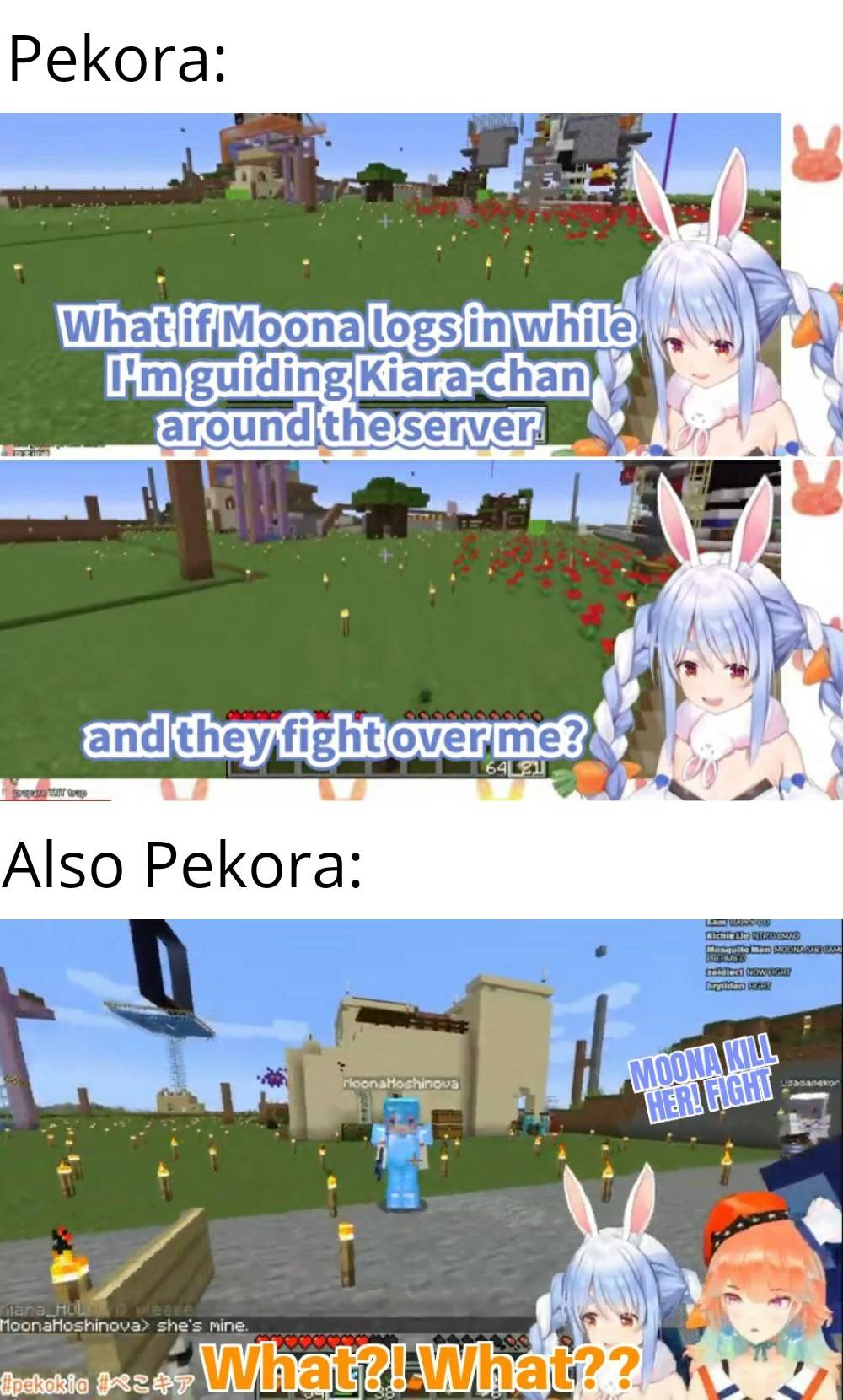 The duality of Pekora | Scrolller