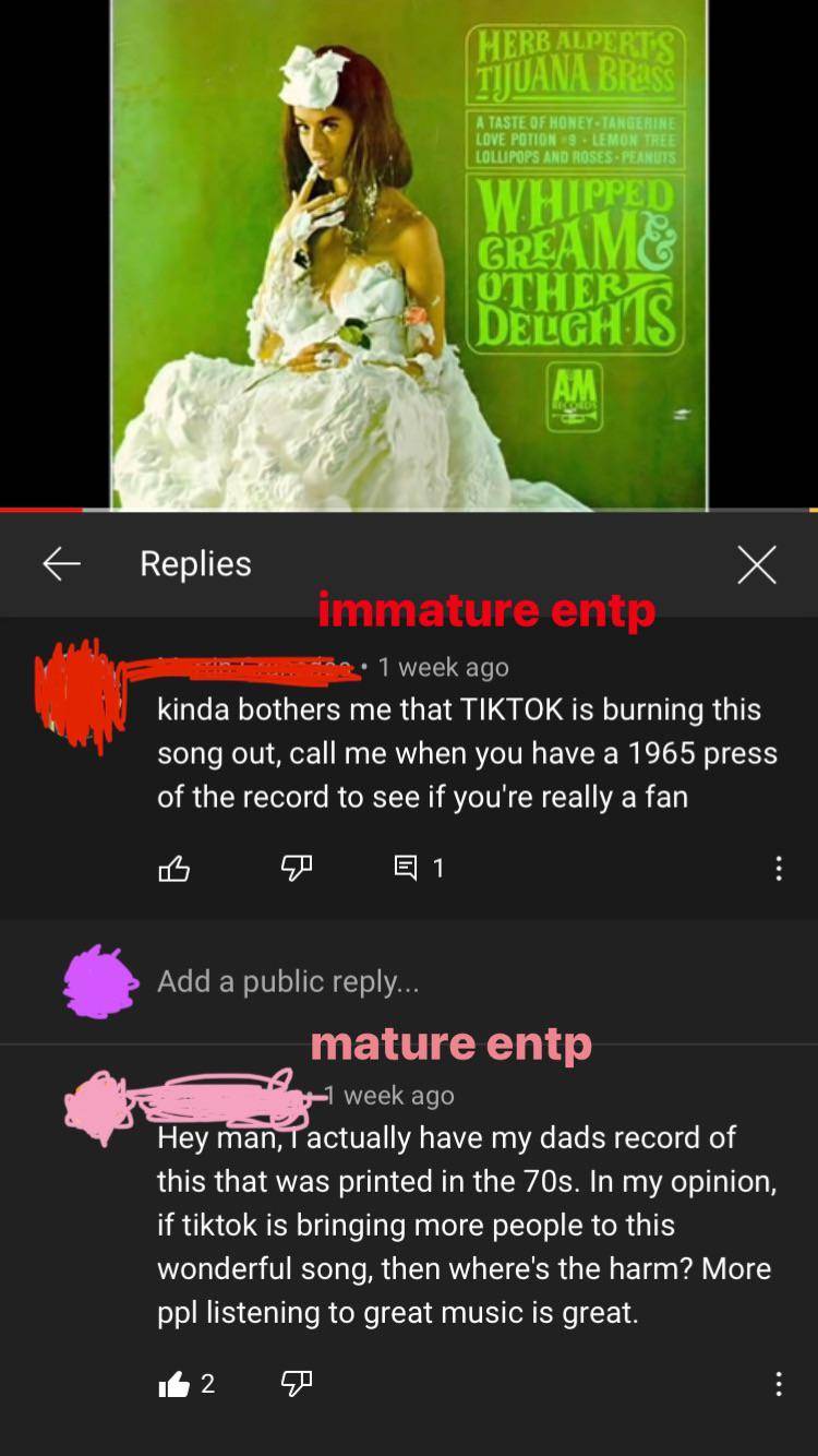 the ENTP arc of life | Scrolller