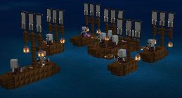 The Fleet Sails (Part of my Pillager Fortress) | Scrolller