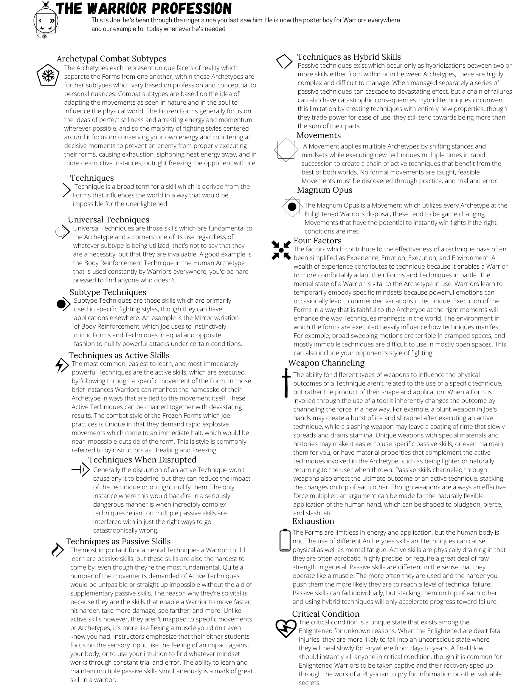 The Forms: Warriors In-Depth | Scrolller