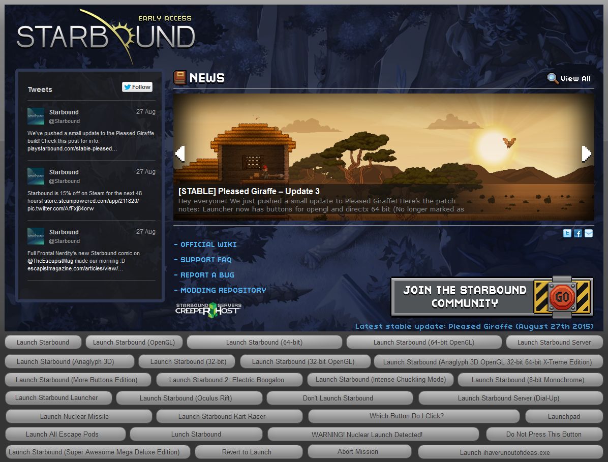 The Future of the Starbound Launcher | Scrolller