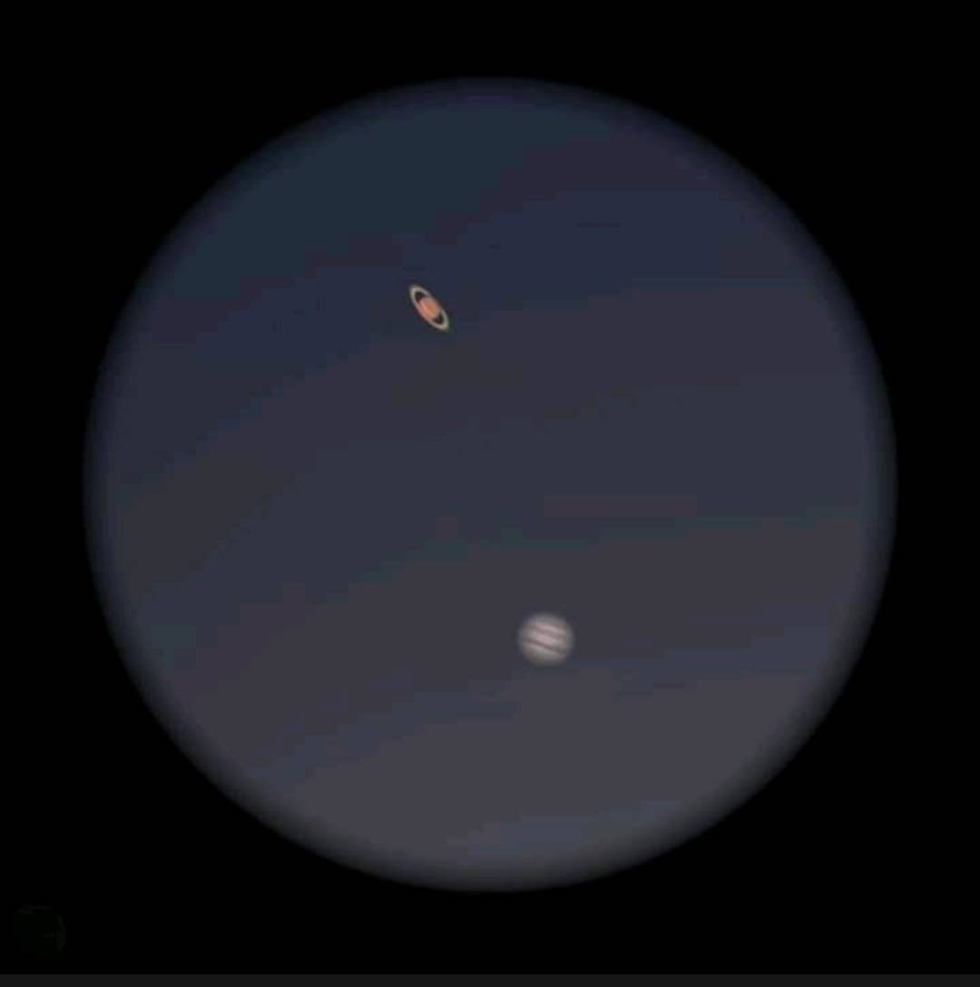 The great conjunction saturn and jupiter | Scrolller