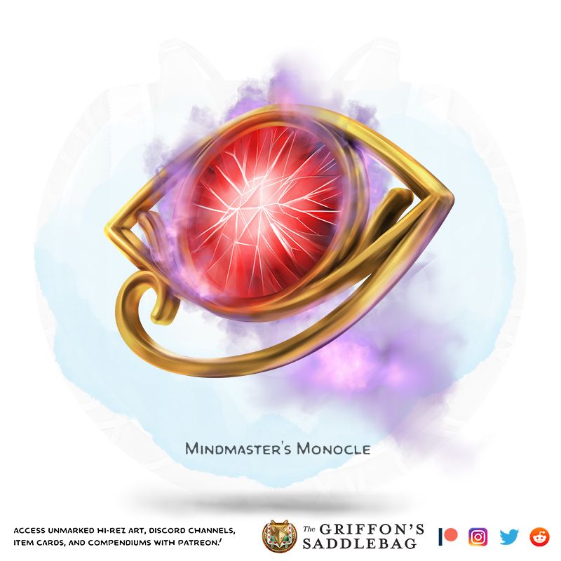 {The Griffon's Saddlebag} Mindmaster's Monocle | Wondrous item | Scrolller