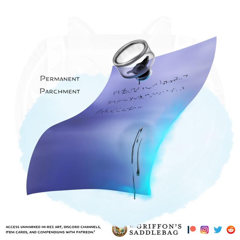{The Griffon's Saddlebag} Permanent Parchment | Wondrous item | Scrolller