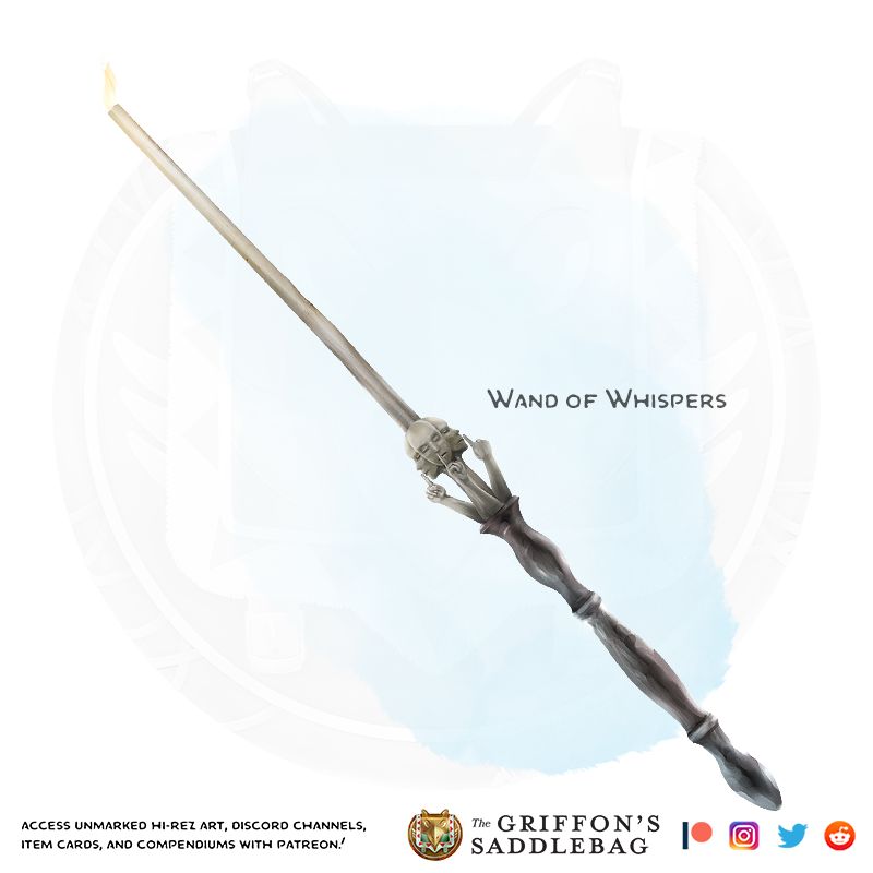 {The Griffon's Saddlebag} Wand of Whispers | Wand | Scrolller