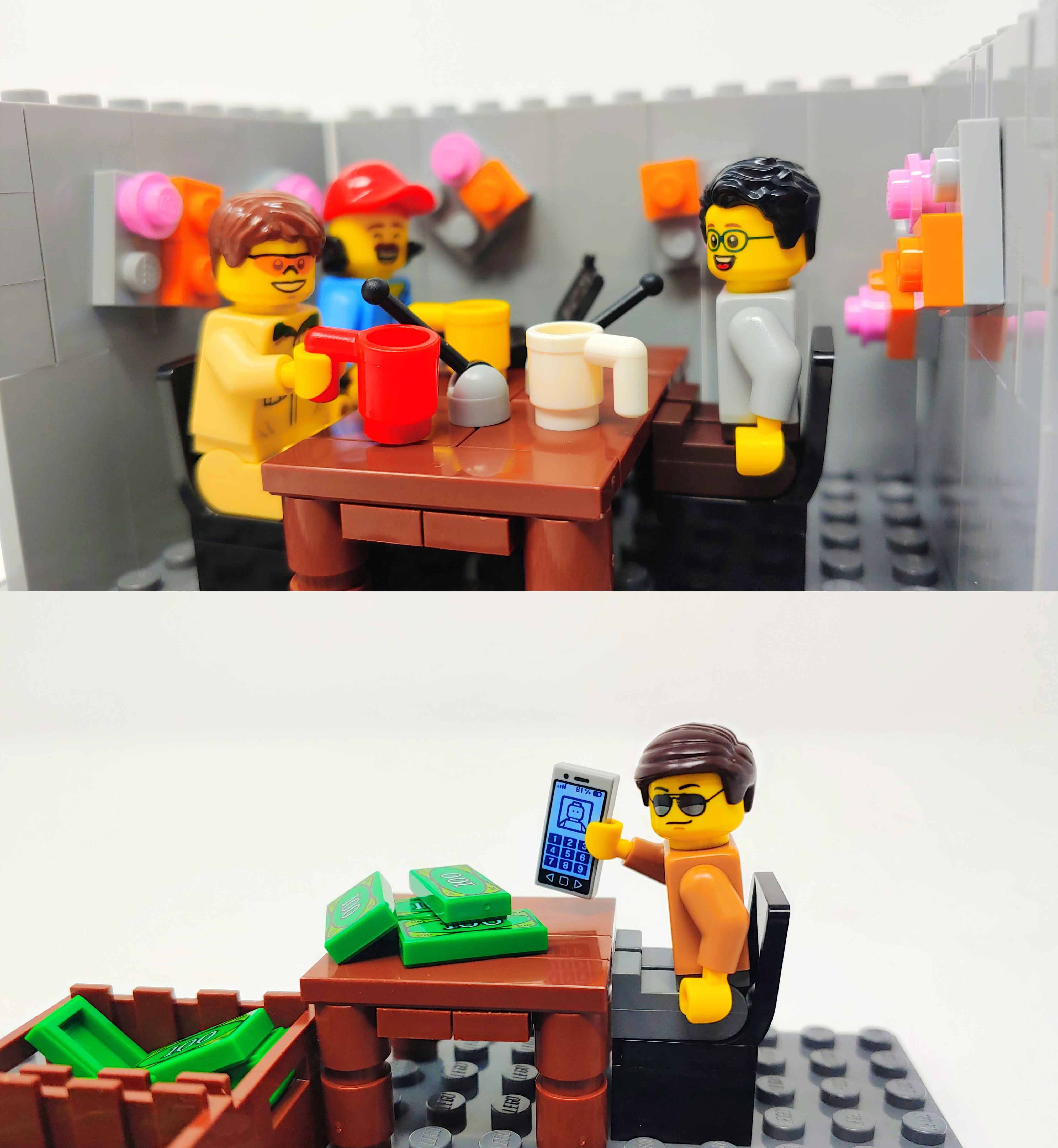 The Gus and Eddy podcast Lego set | Scrolller