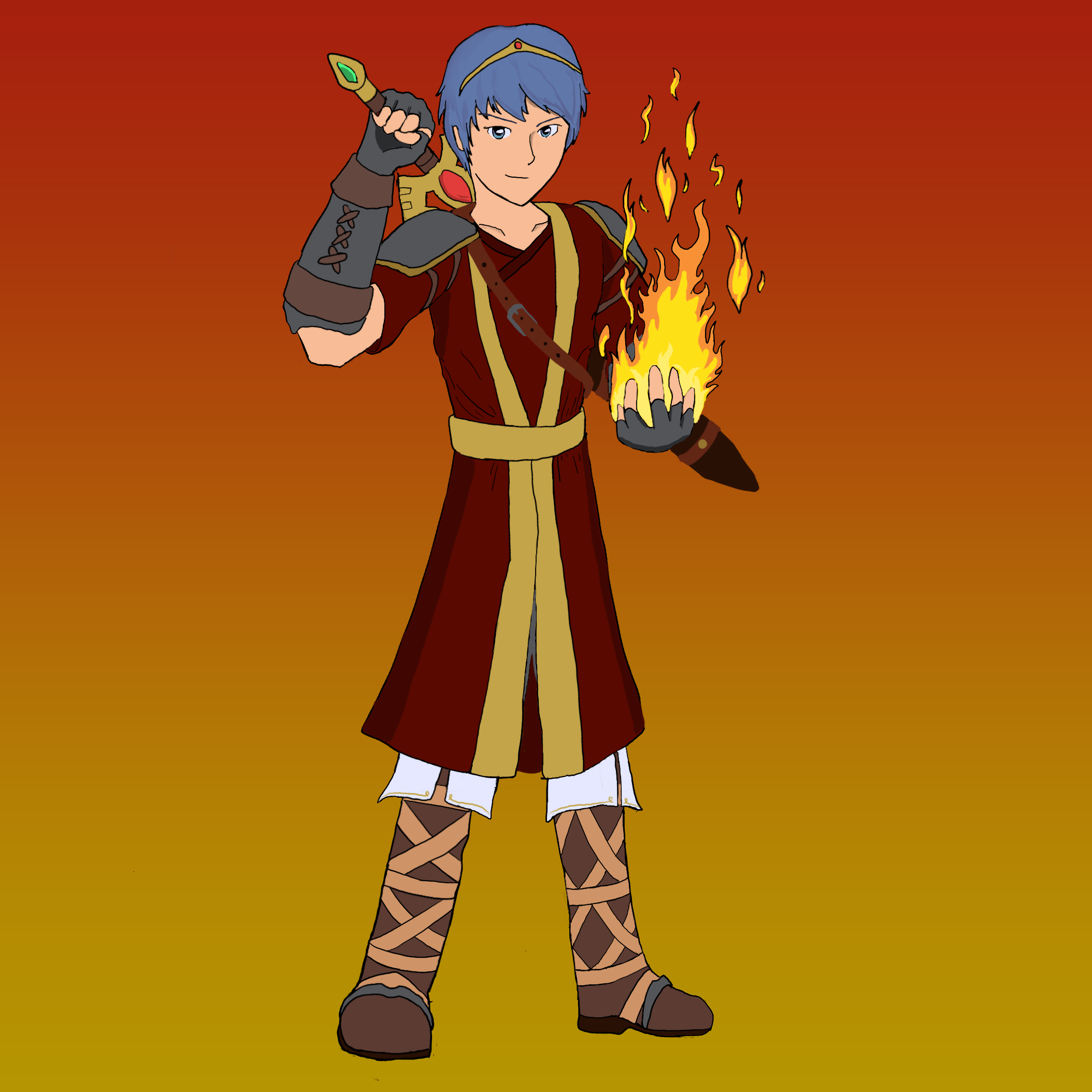 The Hero King as a Firebender! From my art Instagram i_andraw | Scrolller