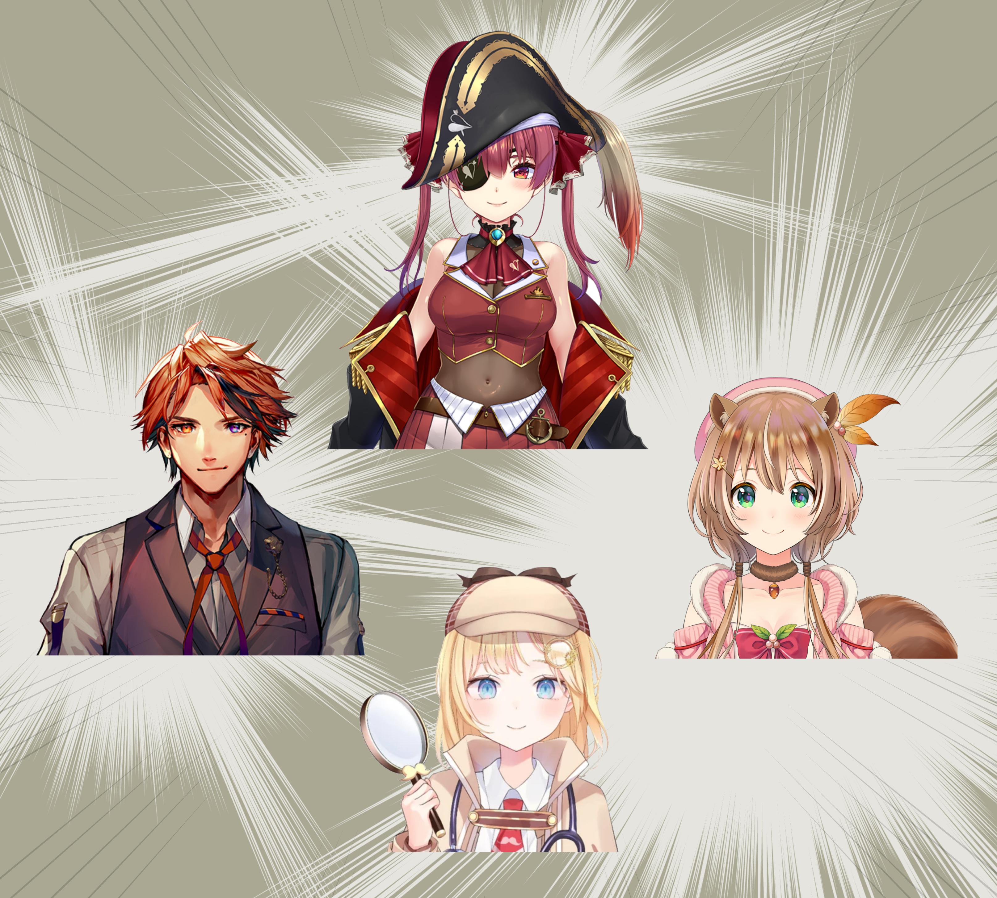 The Hornii Quartet of Hololive Productions | Scrolller