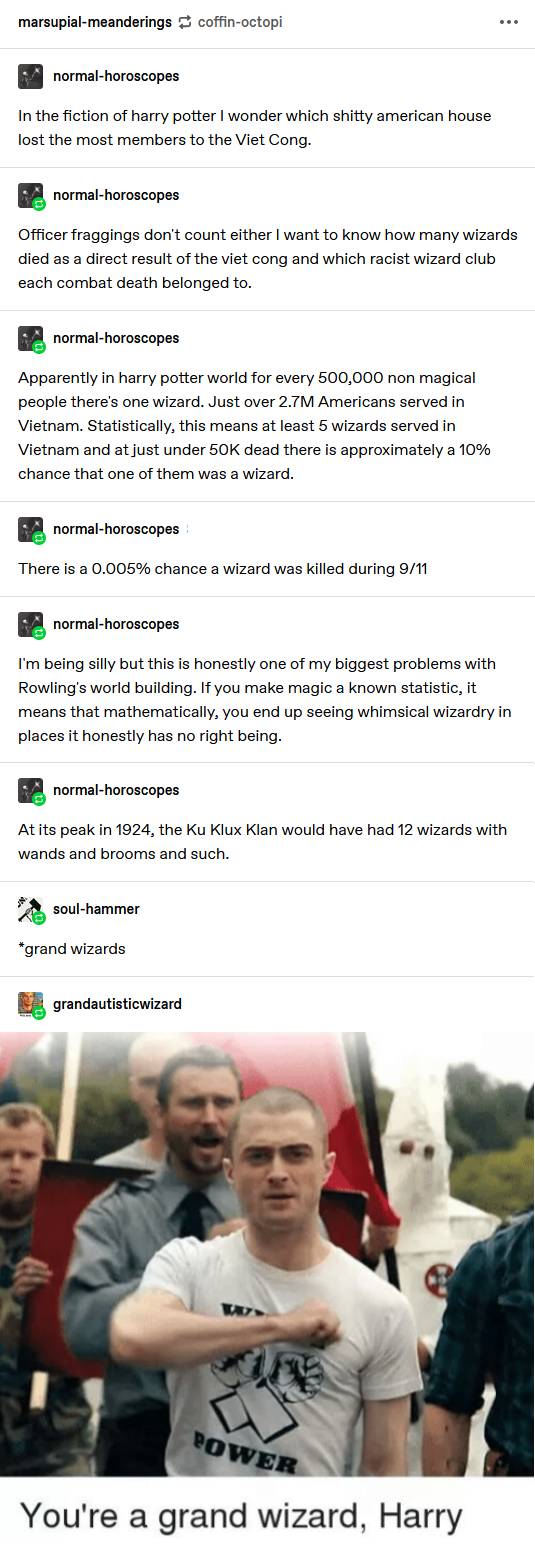 the Horrifying Implications of a world where Magic is real | Scrolller