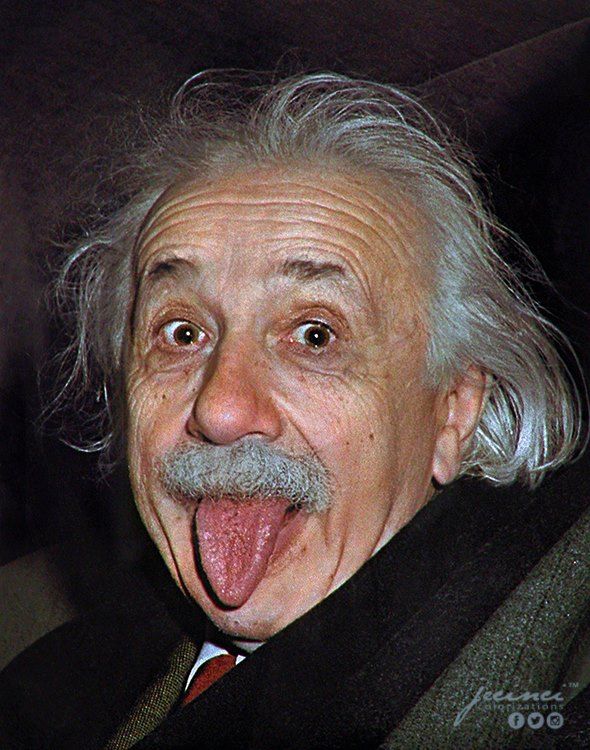 The iconic image of Albert Einstein, taken in 1951 | Scrolller