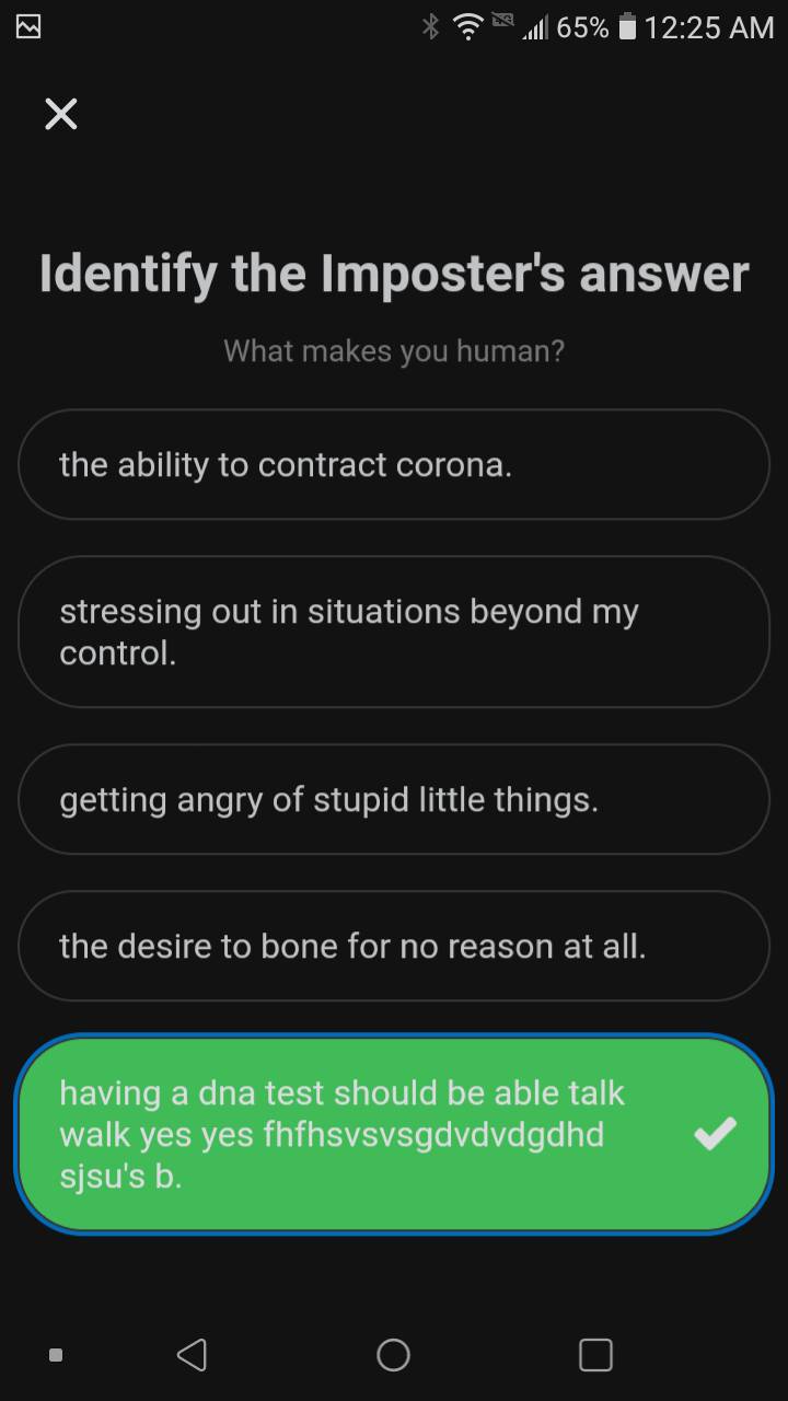 The imposter is getting smarter | Scrolller