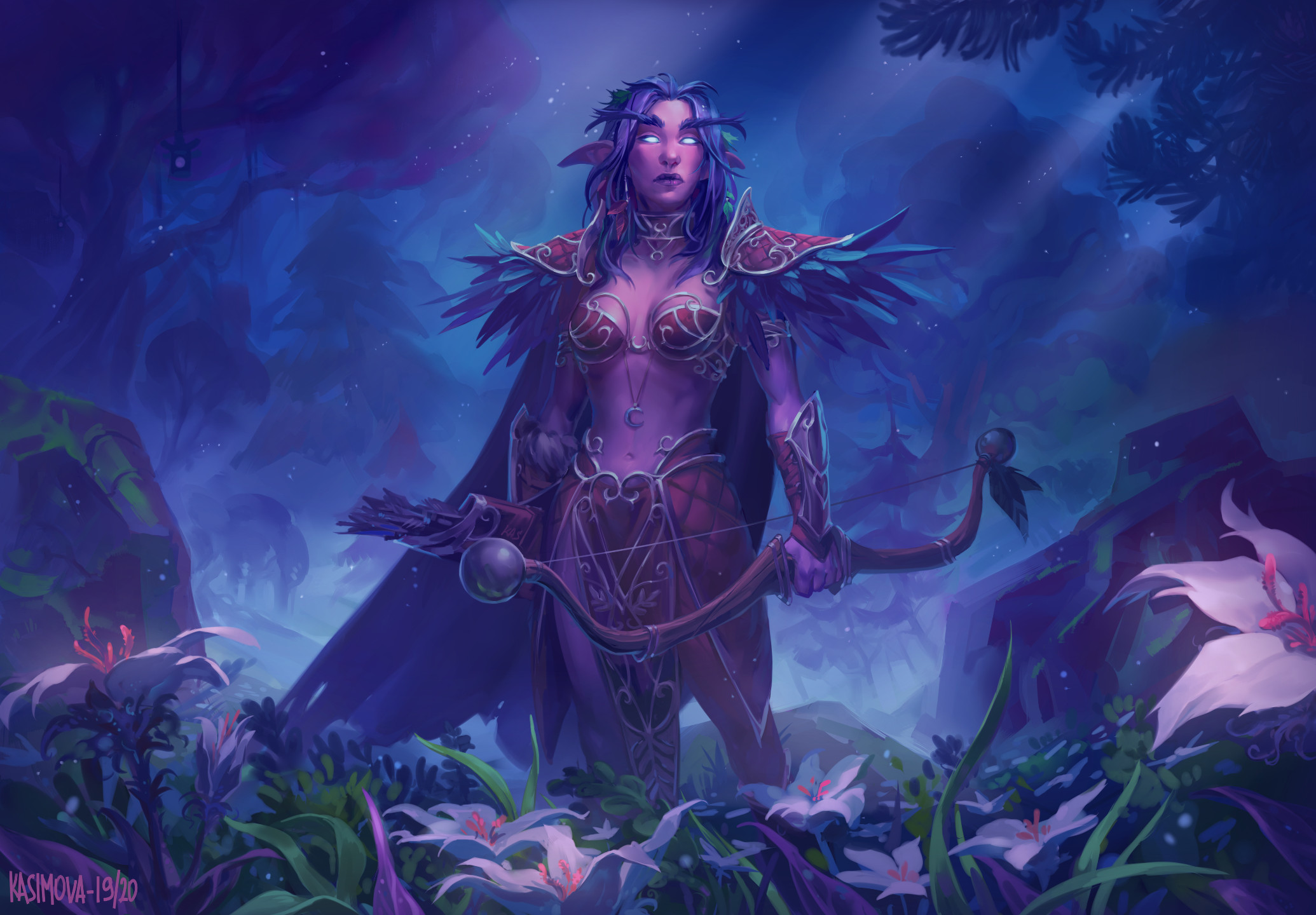 The Kaldorei by Dariia Kasimova | Scrolller