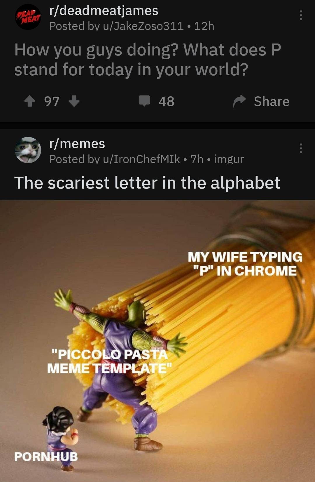 The letter p | Scrolller