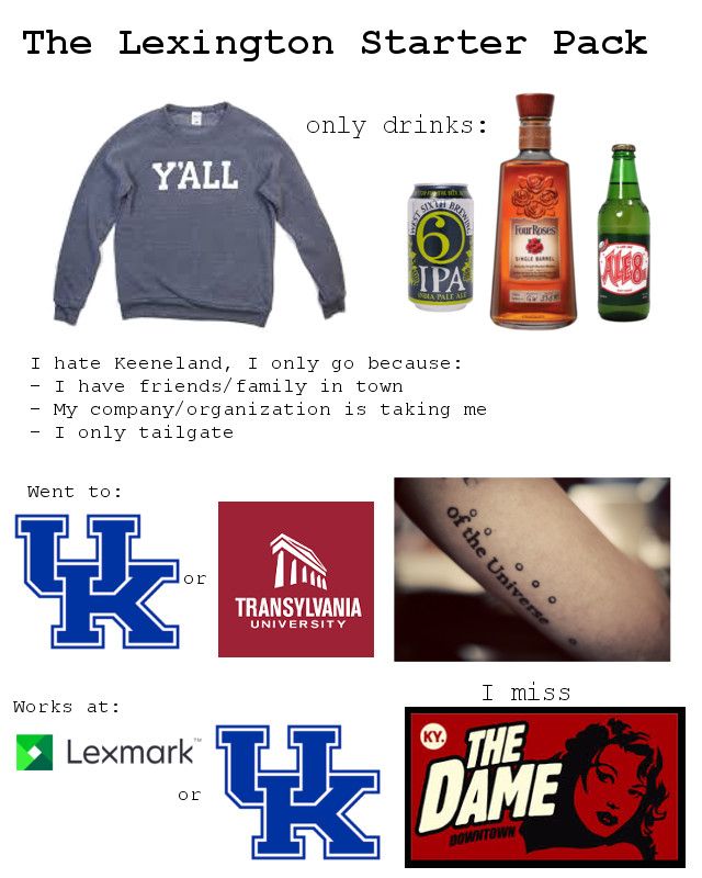 The Lexington Starter Pack | Scrolller