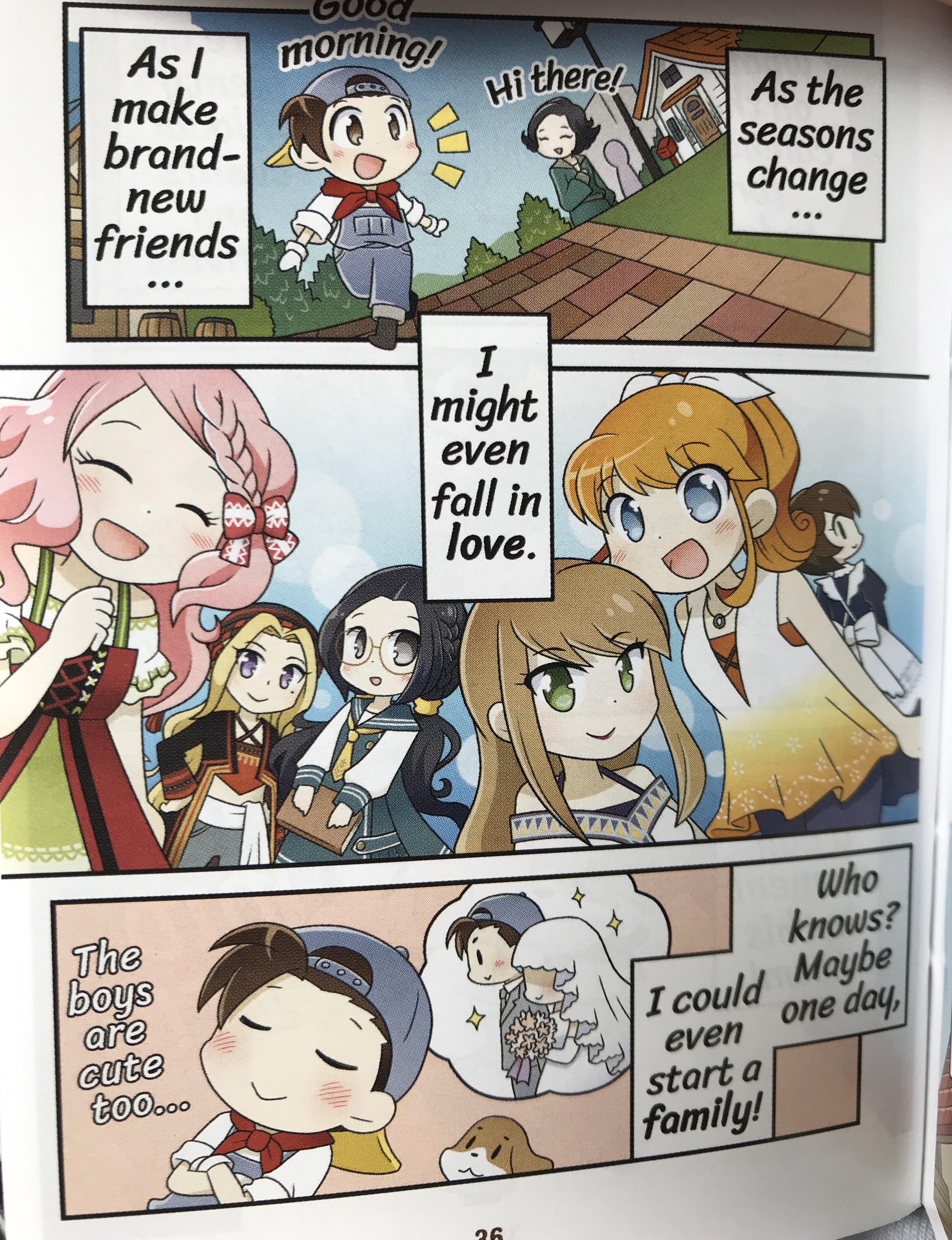 The manual for the new game has a short comic, which features this really cute page! | Scrolller