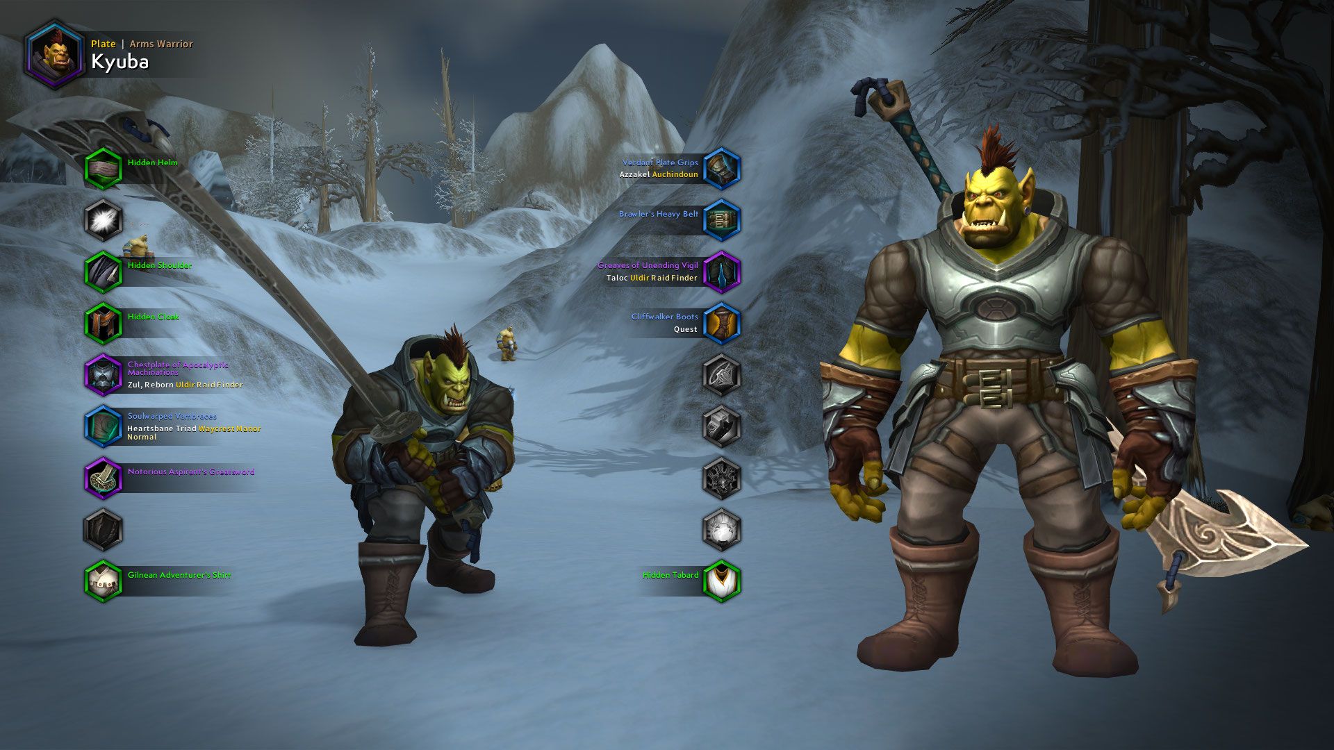 The Mercenary | Frostwolf Adventurer | Scrolller