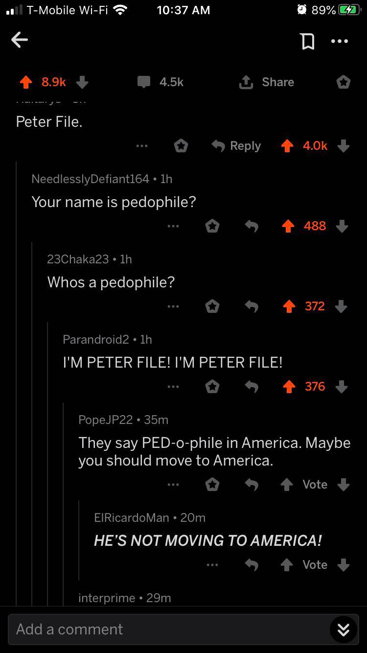 The name’s File. Peter File. | Scrolller