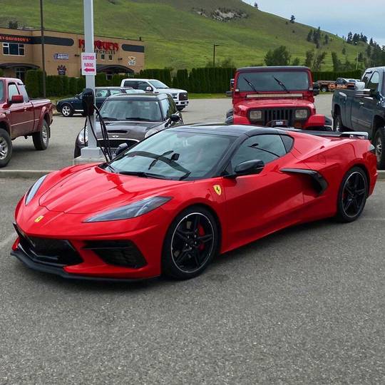 The new Corvette C8 Ferrari collaboration | Scrolller