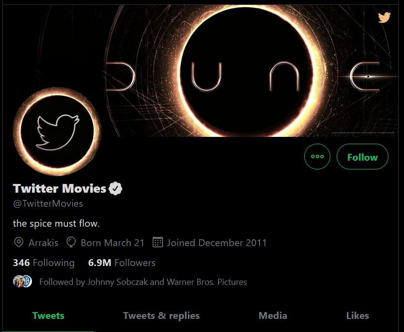 The new logo and banner for @TwitterMovies | Scrolller