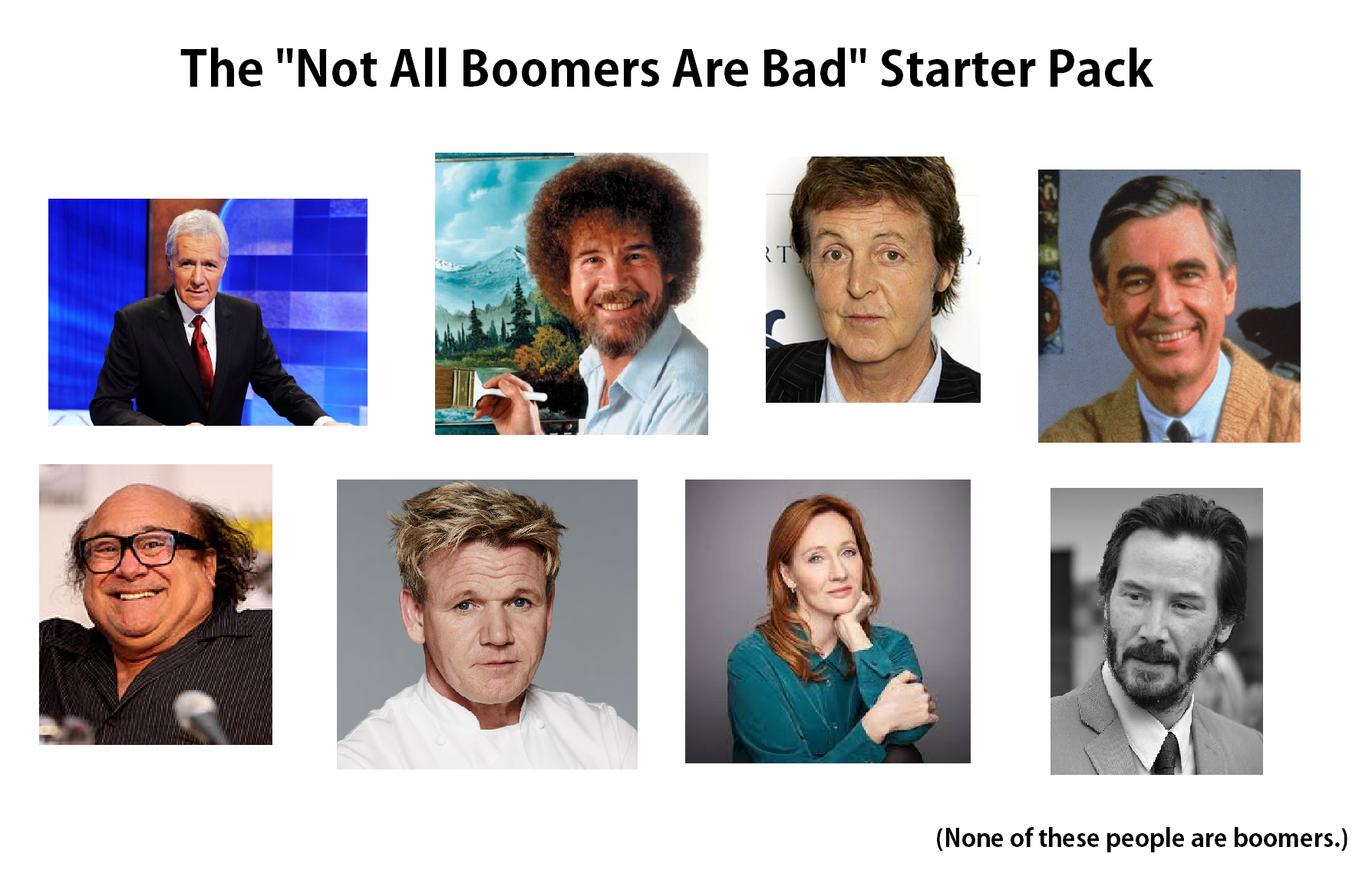 The "Not All Boomers Are Bad" Starter Pack | Scrolller