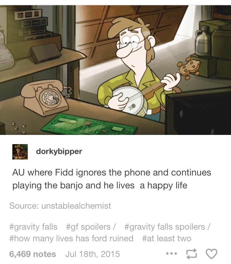 The only valid Gravity Falls AU | Scrolller