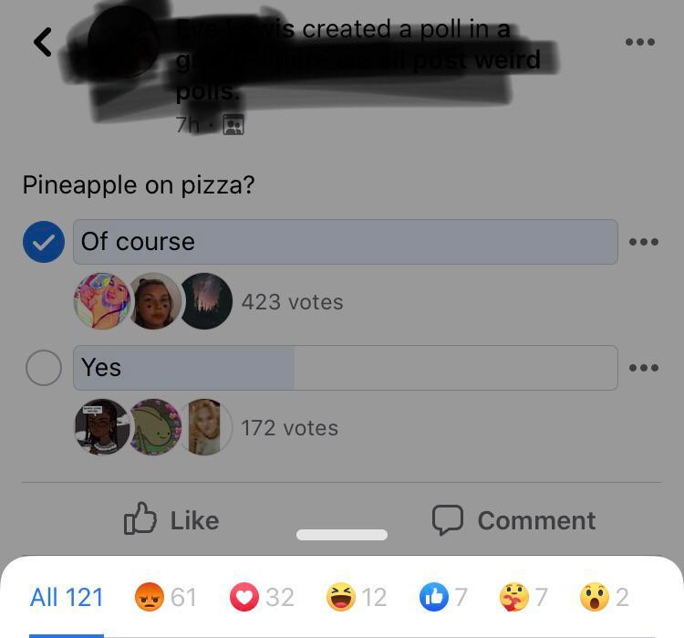 The only valid poll | Scrolller