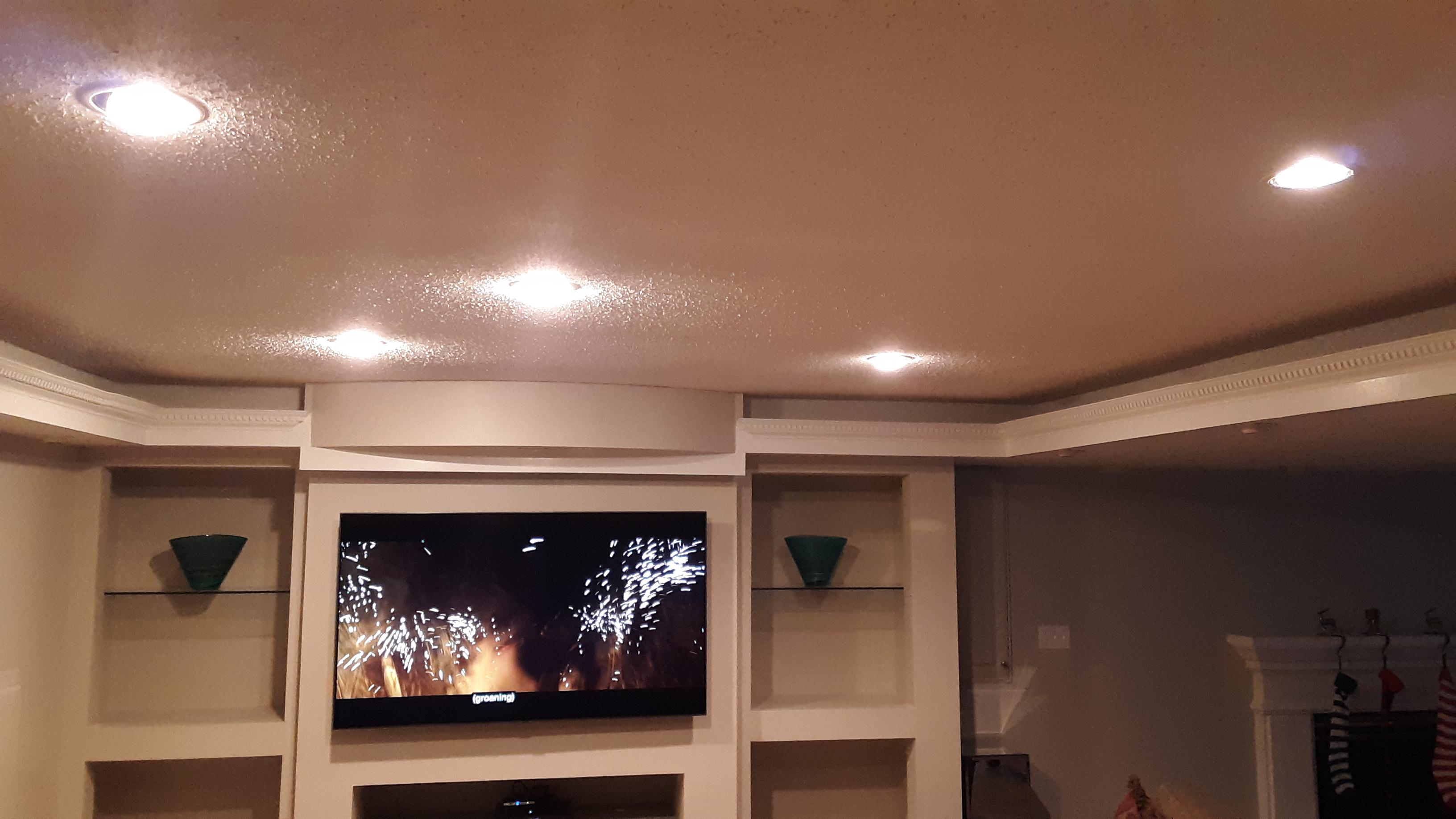 The positioning of my ceiling lights. | Scrolller