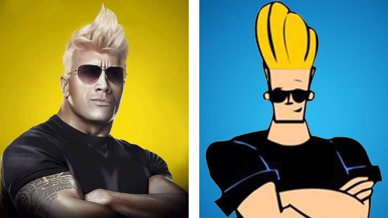 The Rock aka Johnny Bravo | Scrolller