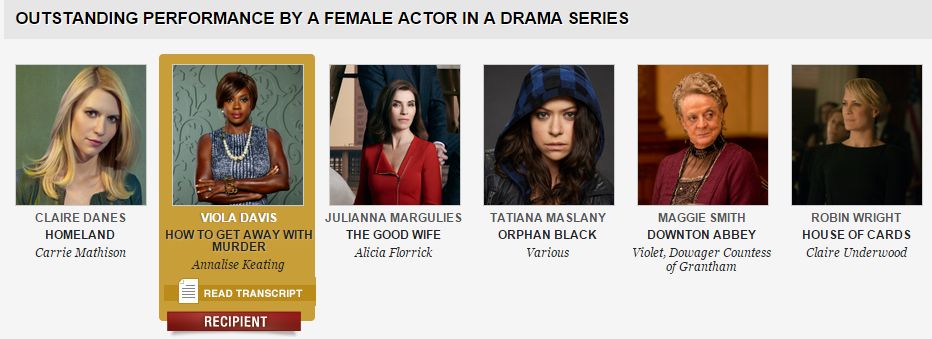 The SAG Awards didn't even try to list all of Tatiana's characters | Scrolller