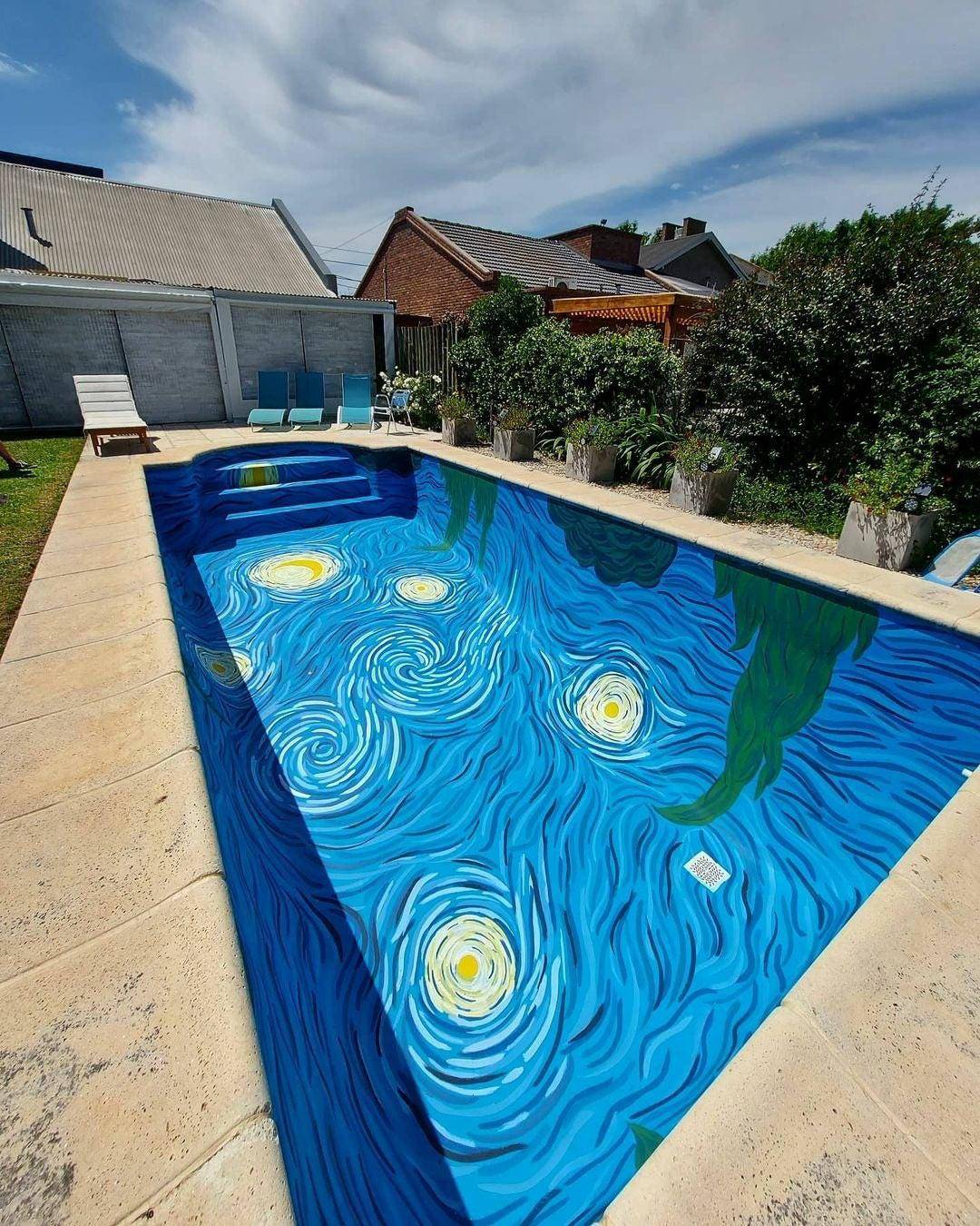 The Starry Night Swimming Pool | Scrolller