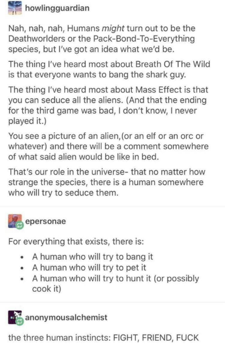 The three rules of hooman | Scrolller