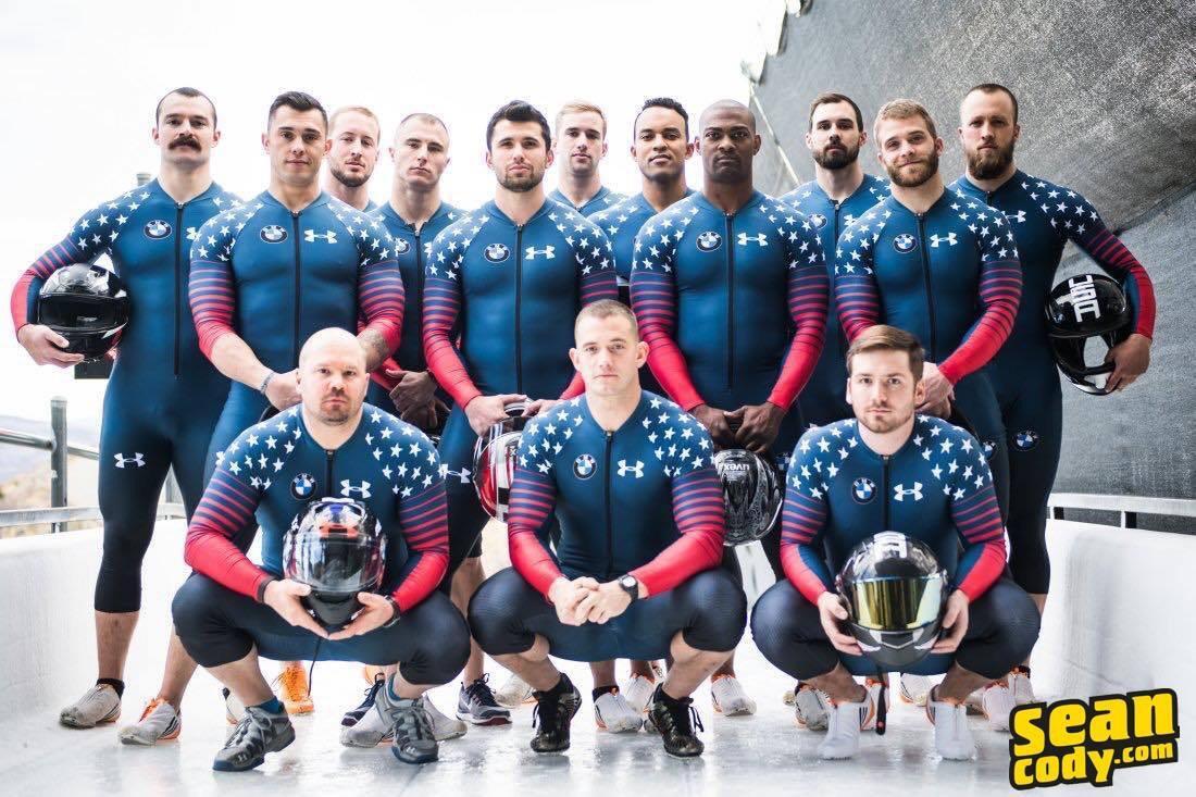 The US national bobsledding team. | Scrolller