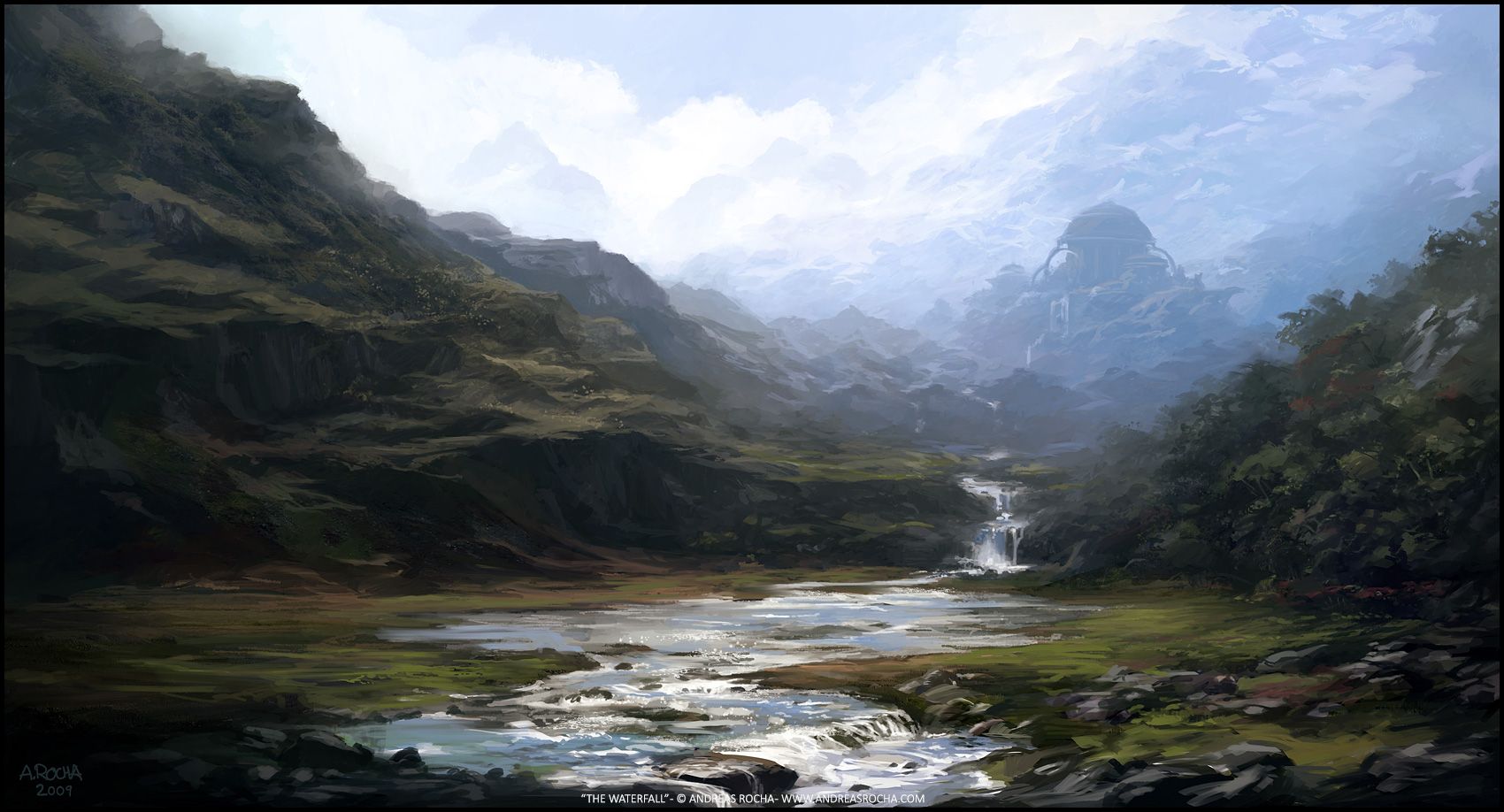 The Waterfall by Andreas Rocha | Scrolller